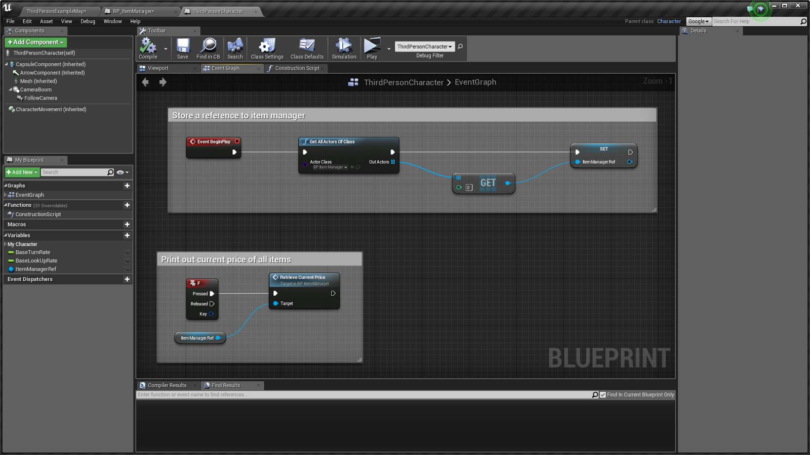 Unreal Engine Tutorial: How to use curves to control the prices of in ...