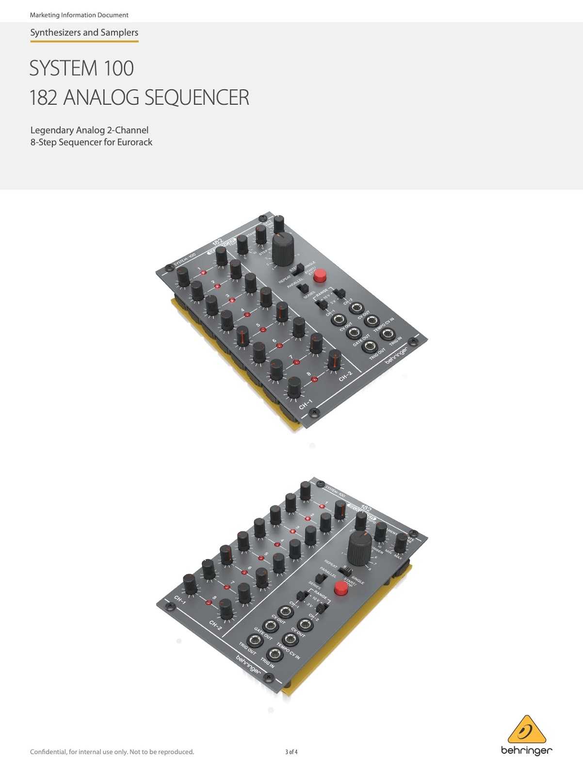 MATRIXSYNTH: NAMM 2020 - Introducing System 100 - Behringer Modular Synthesizer