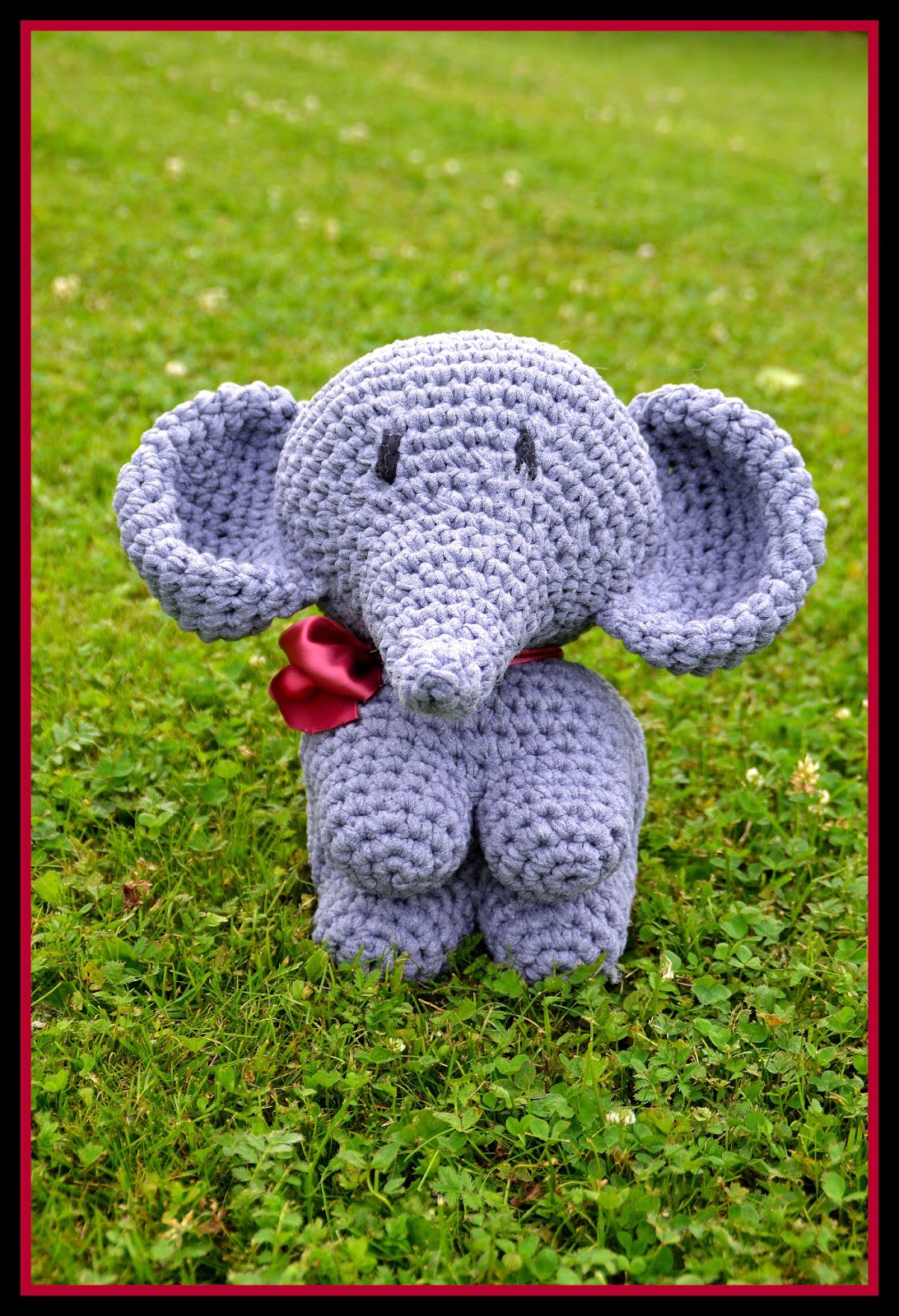 Välkommen till bloggen Stickning och Virkning: Virkad elefant av garnet ...