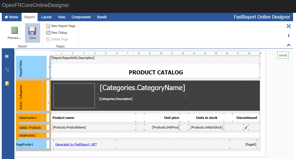 How to use Online Designer with FastReport Open Source