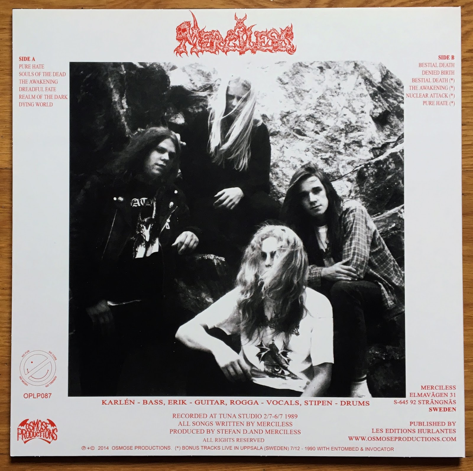 Black/Death/Thrash Metal Blog by Herr Tompa: MERCILESS - THE AWAKENING ...