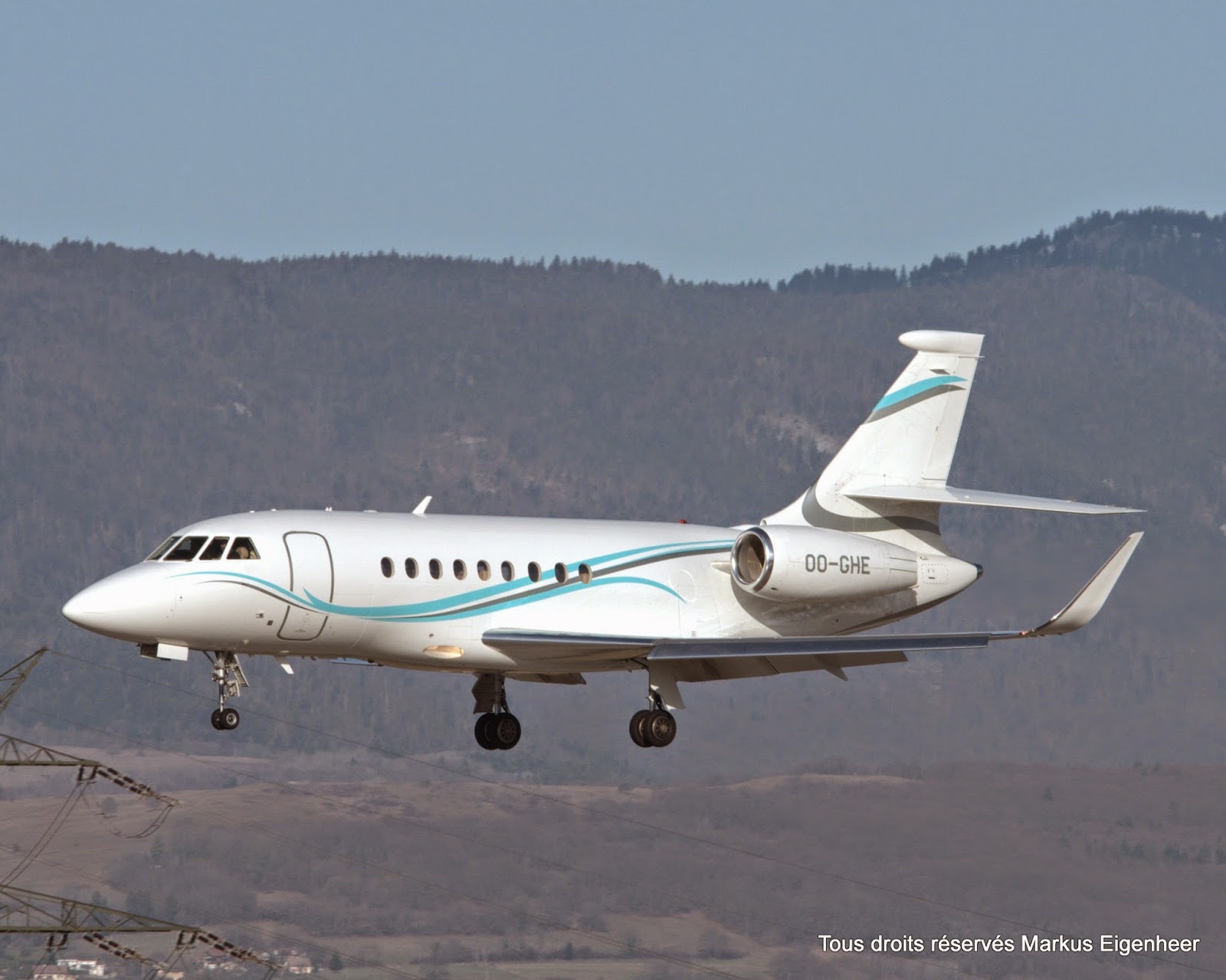 FLUGZEUGE Privatjets etc: OO-GHE Dassault Falcon 2000EX F2TH > AAB