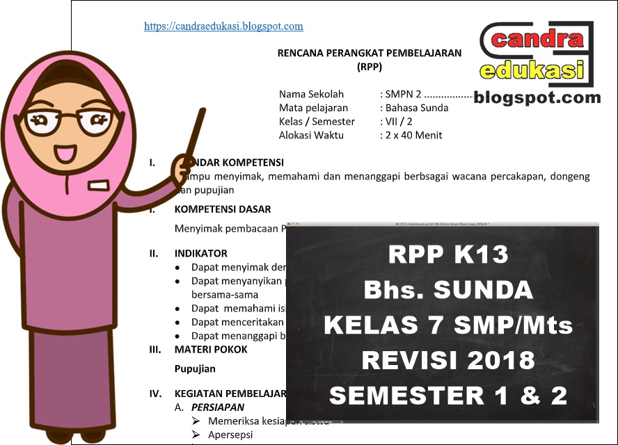 RPP Bahasa Sunda Kelas 7 SMP/Mts Kurikulum 2013 Revisi 2018 | colleenspetpawtraits 2022