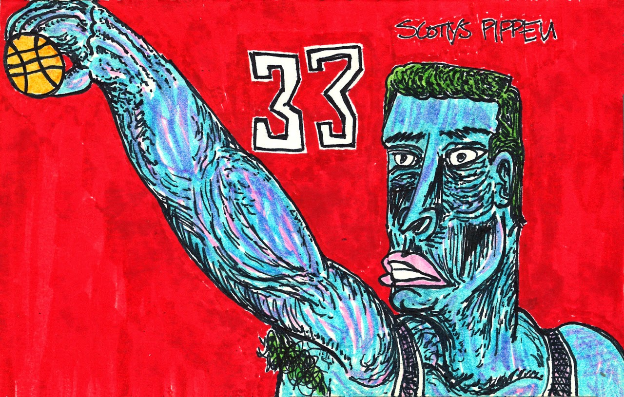 Sharks Eat Meat: DAY 1627 - Portrait of Scotty Pippen