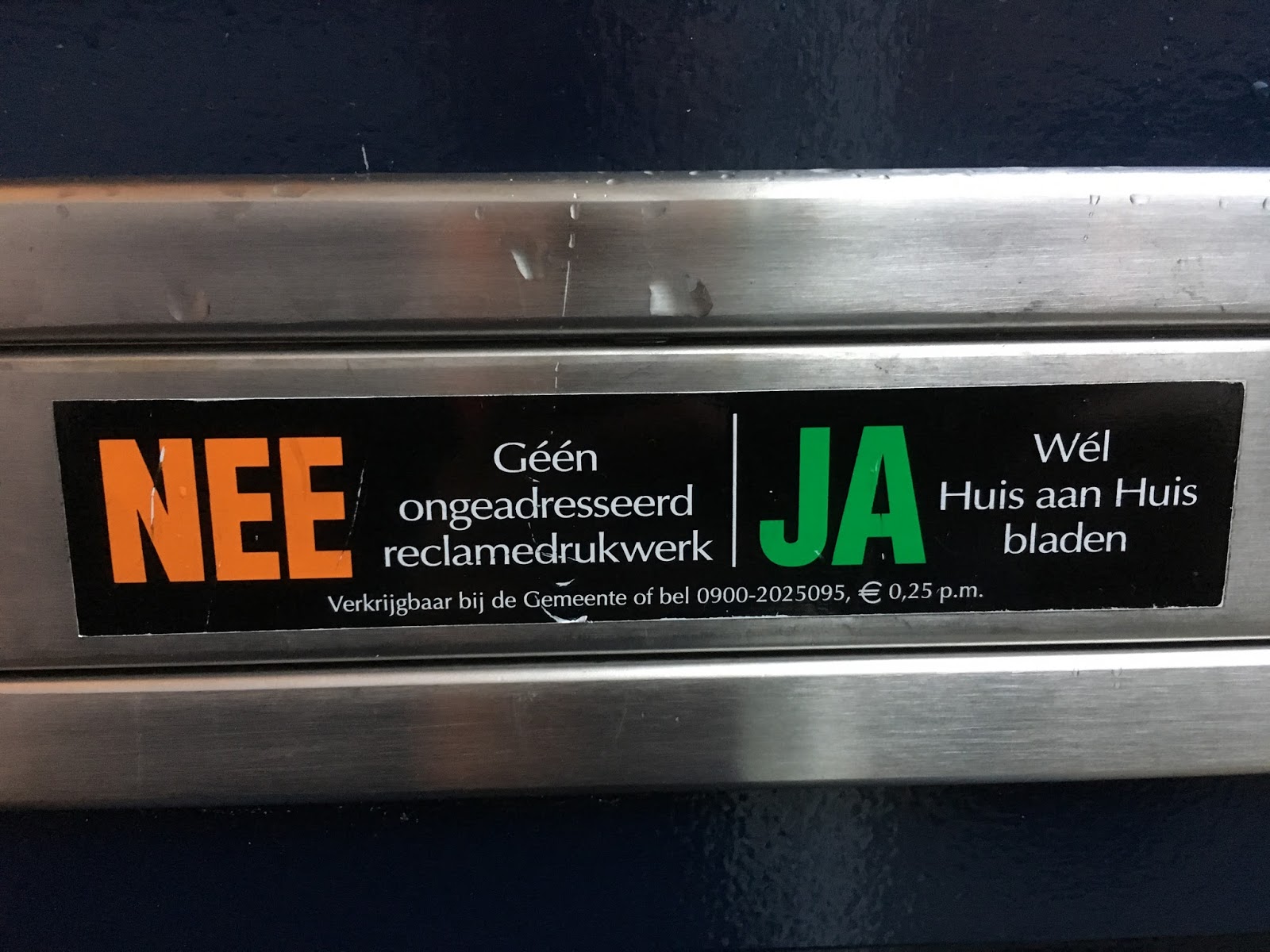 Christiaan Quik: Ja Ja sticker in 2018 ook in Gouda