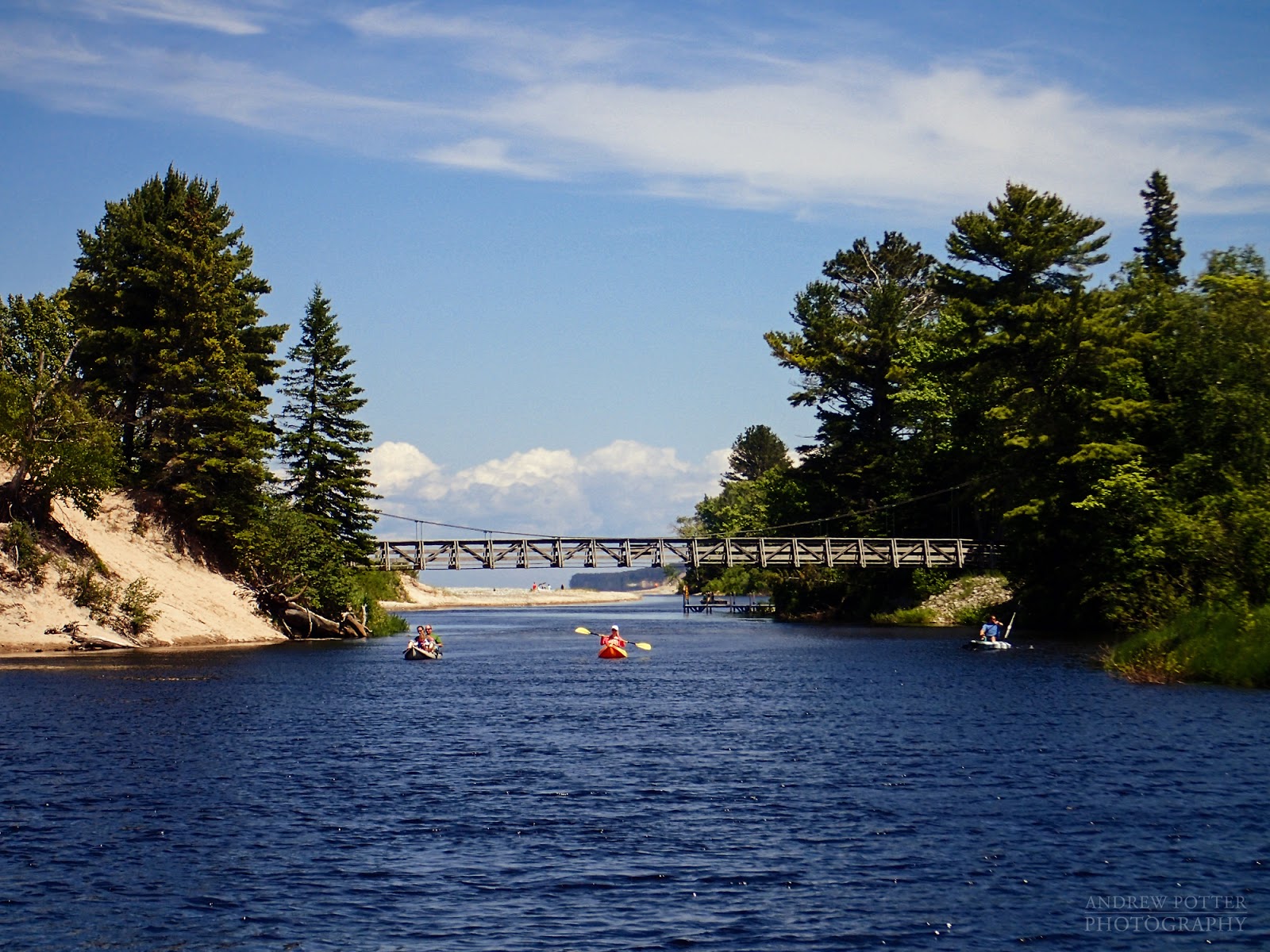 Andrew Potter Photo Blog: Mouth of Two Hearted River State Forest