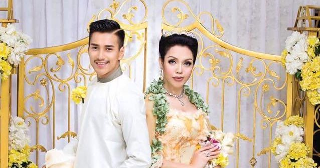 Aung Ye Linn and Ma Htet Photoshoot For Pre Wedding Myammar Fashion Dress