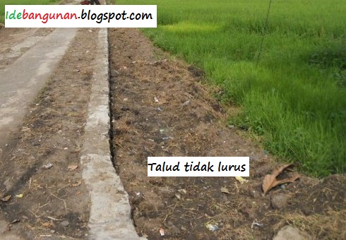 Kesalahan Dalam Membuat Talud ~ Memasang Talud Tidak Rapi | Ide Bangunan
