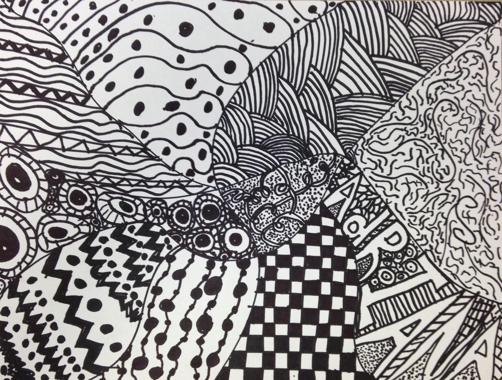 Art Room Blog: 5th grade Zentangle Explosion Box