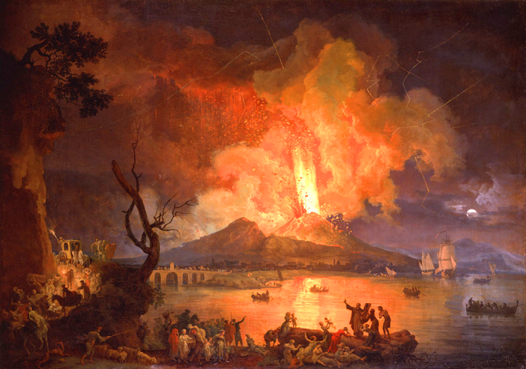 Gods and Foolish Grandeur: Eruption - paintings of Vesuvius by Pierre ...