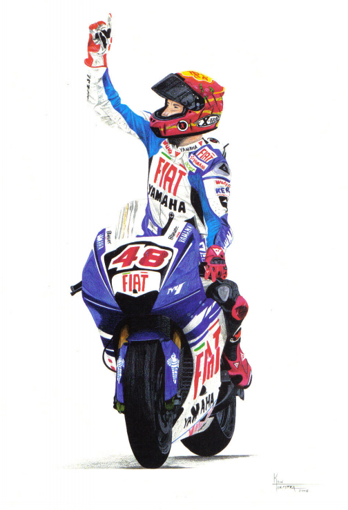 Cartoon Pictures of Jorge Lorenzo