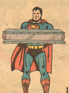 Superman Bending Steel