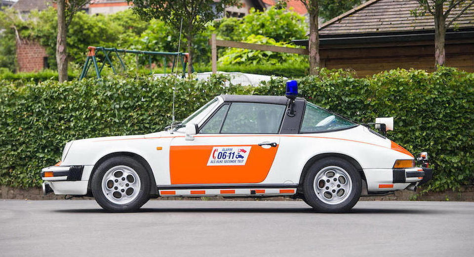 You Might Be Tempted To Use The Siren In This 1989 Porsche 911 Targa Ex ...