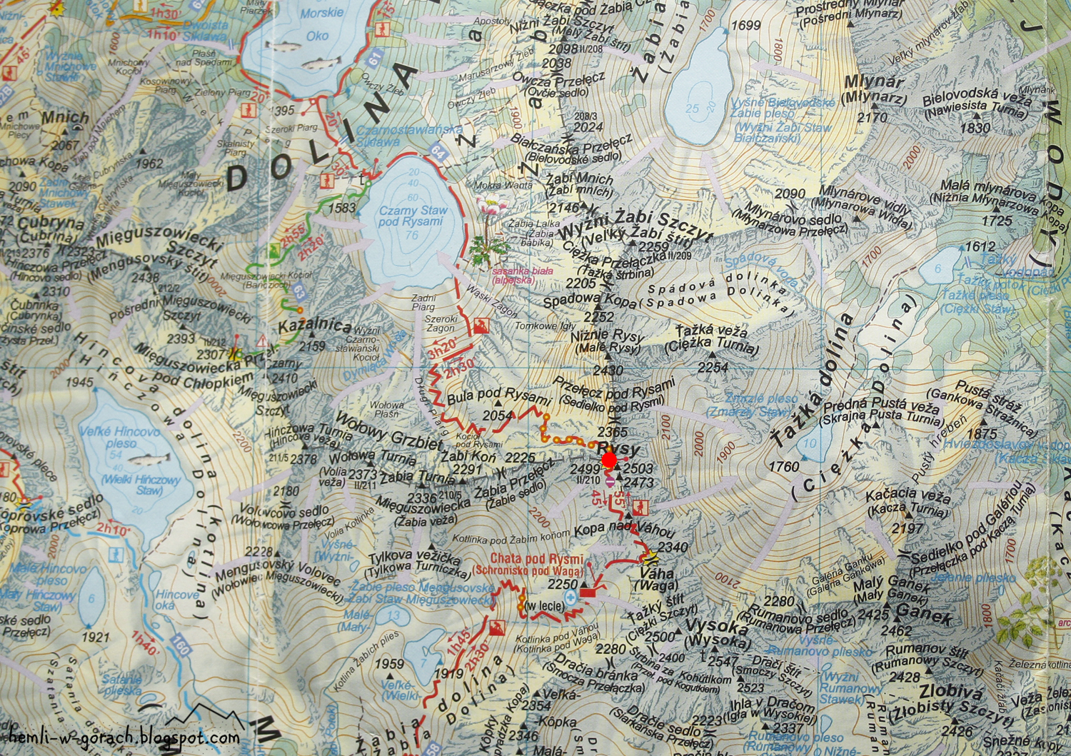 Góry według Hemli i Wojtusia: Rysy