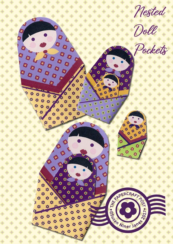 The Papercraft Post: Nested Doll Pockets The Papercraft Post: Nested Doll Pockets