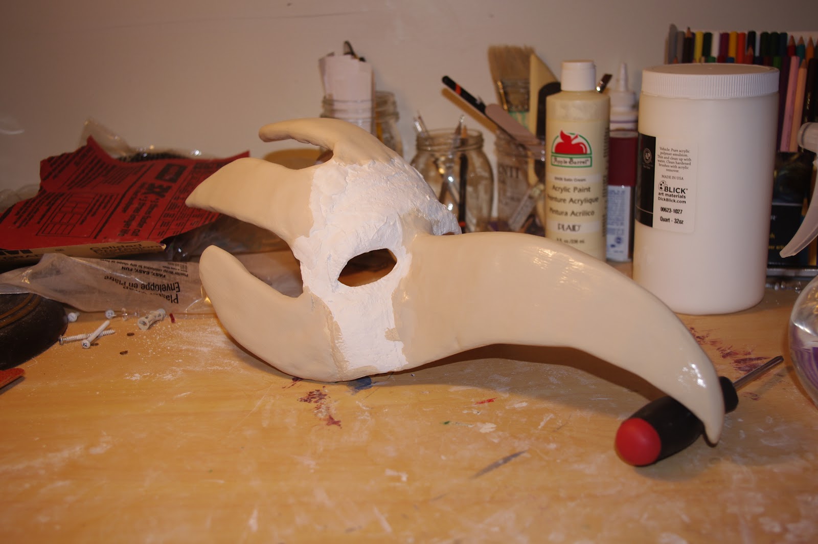 Working with My Hands: Part 2 of Creating a Bird Splicer Mask Inspired ...
