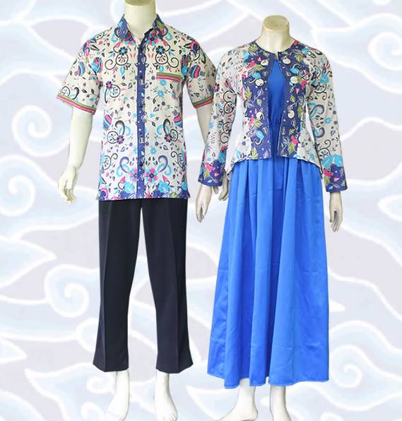 10 Model Baju Batik Sarimbit Modern Terbaru 2020
