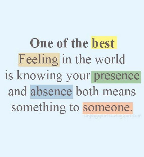 One of the best feeling in the world is knowing | nineimages