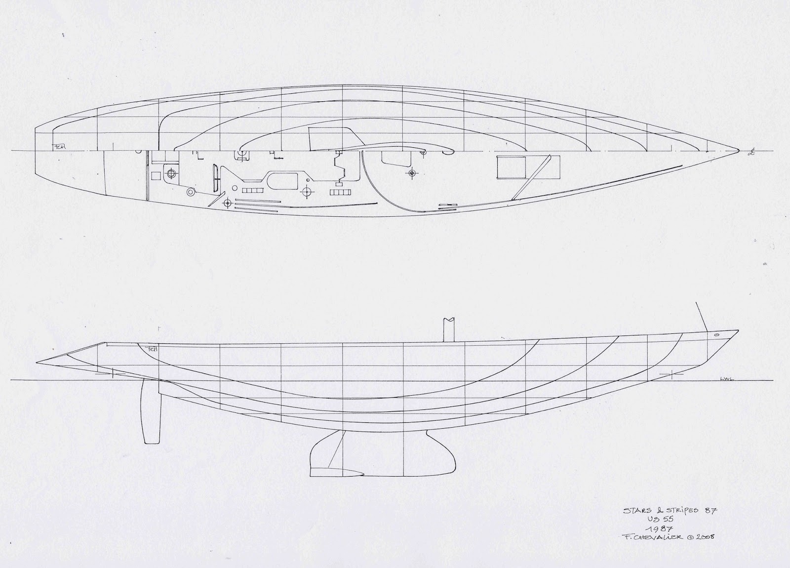 Chevalier Taglang: BRITTON CHANCE - AMERICA'CUP - INTREPID 1970 ...