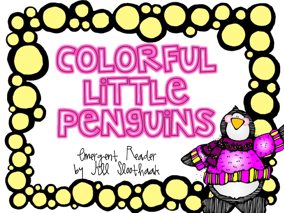ABC's and Polka Dots: "Colorful Little Penguins" emergent reader freebie!