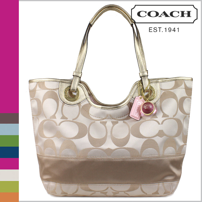 COACH: Coach sig beach tote f19565 rm549