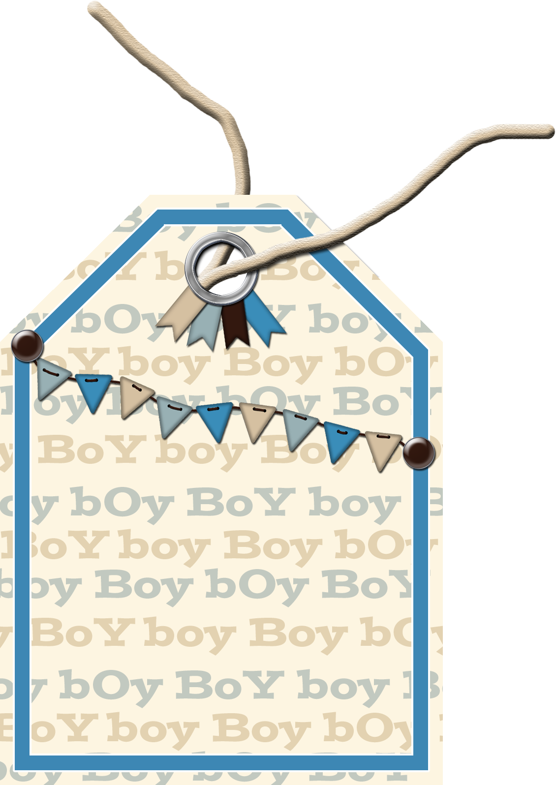 GRANNY ENCHANTED'S BLOG: Free Digital Scrapbook Element: Baby Boy Tag