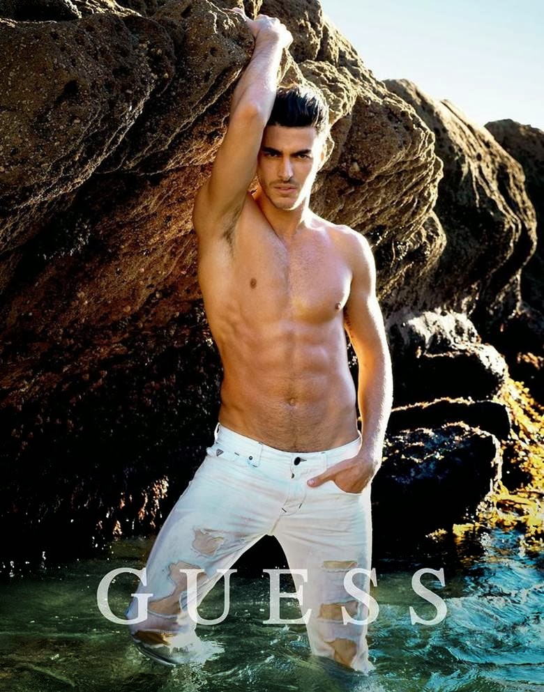 Guess Men's Jeans Spring/Summer 2014 Campaign starring Gui Fedrizzi
