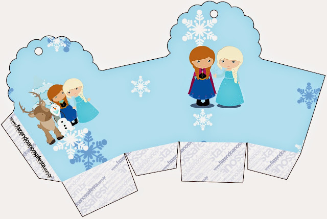 Frozen Babies in Christmas: Free Printable Boxes. - Oh My Fiesta! in ...