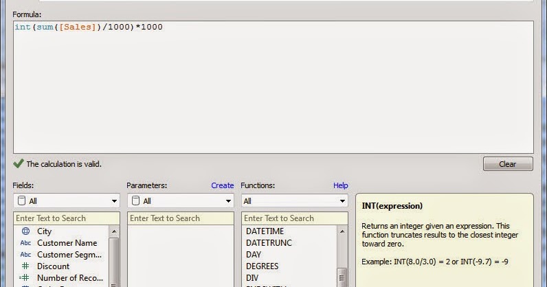 sql round to nearest 1000