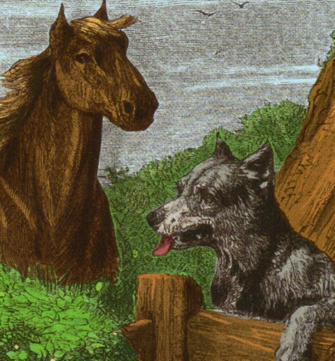 Le Roman de Renart: Ysengrin et la jument - La proposition du loup