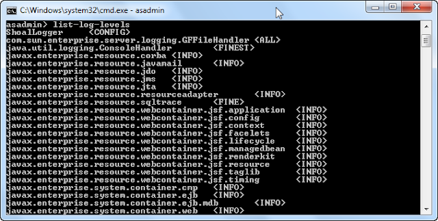 Open TI: Como trocar o log level do Glassfish em linha de comando