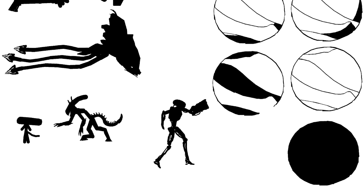 Pivot Animator - Pack de Stick man Alien Space