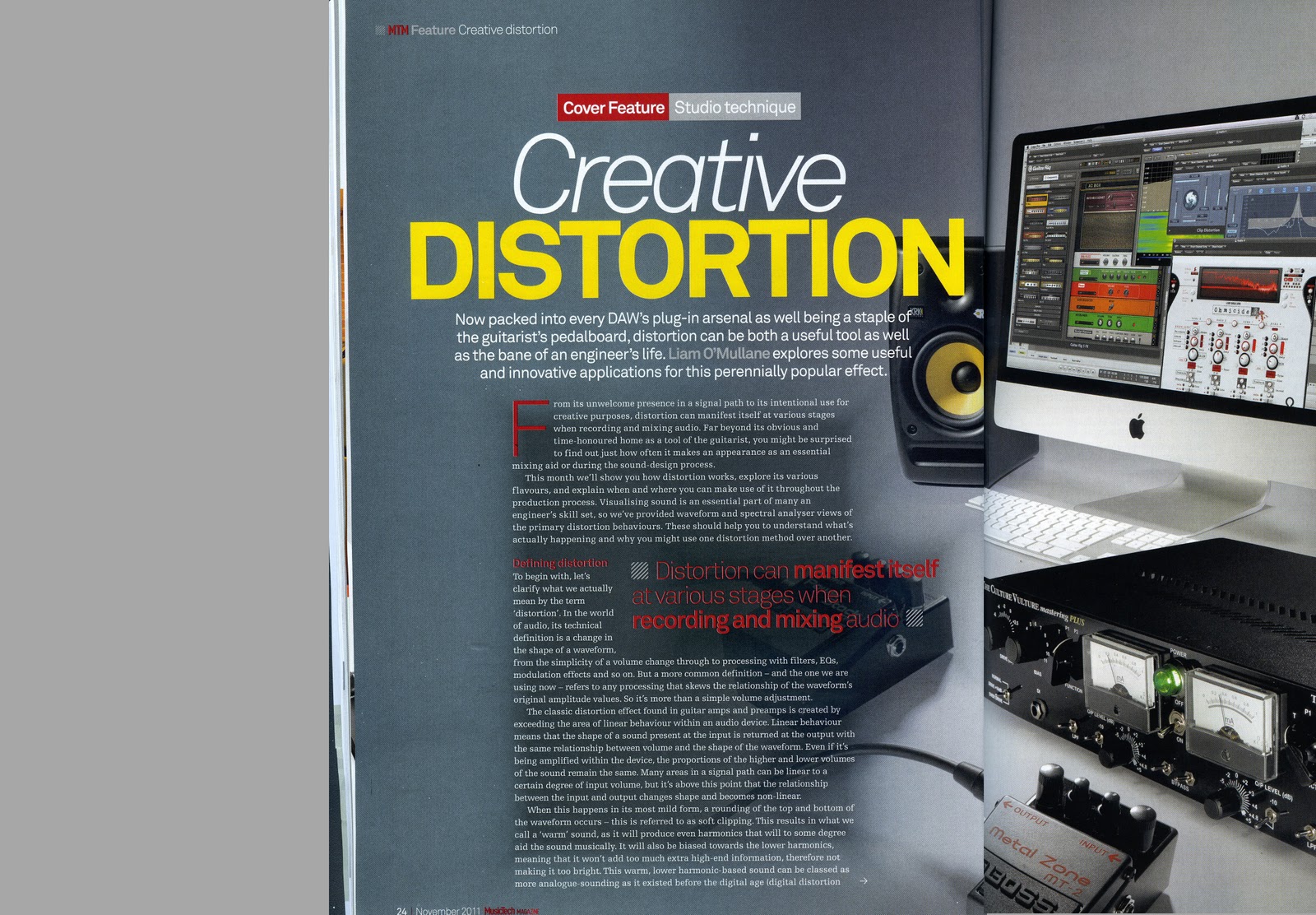 Poppy George, Media Studies: Analysis of Music Tech front cover ...