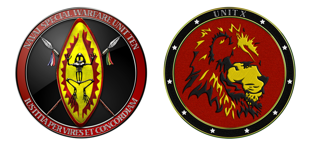 Military Insignia 3D : Naval Special Warfare Unit Ten