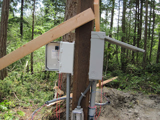 Jay builds a house: Septic wiring - 3 - wiring