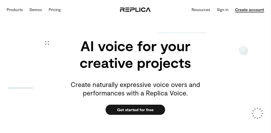 Replica Studios 以 AI 複製真人聲音的文字轉語音服務(僅支援英文)