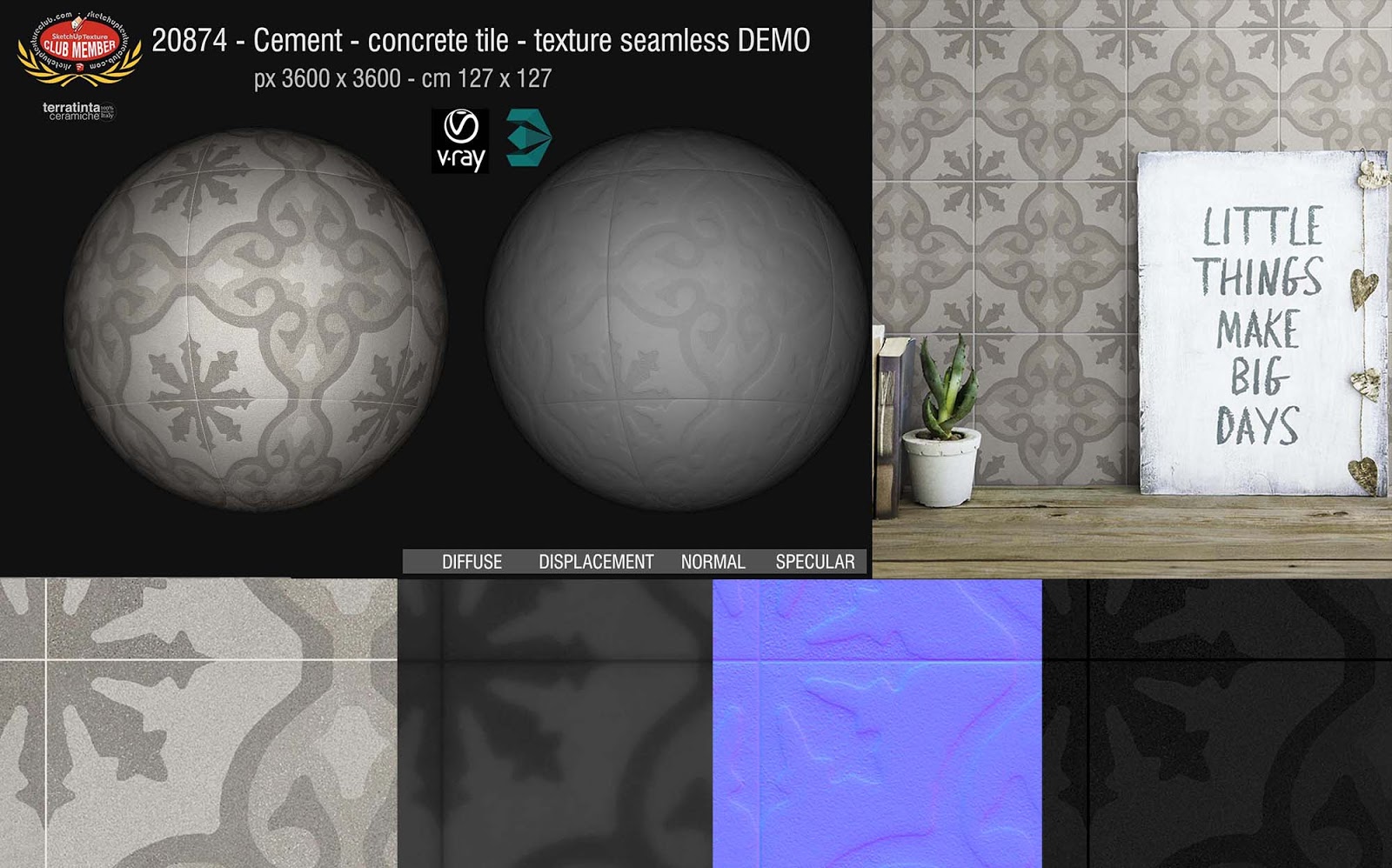 New Seamless Textures Tiles Together With Maps Minimalist Concrete Look ...