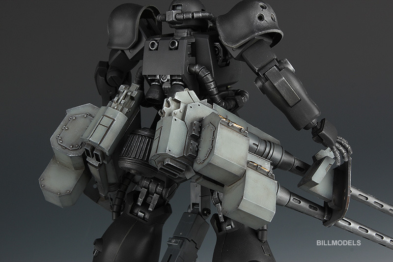 GUNDAM GUY: MG 1/100 Zaku F2 Heavy Machine Guns - Custom Build