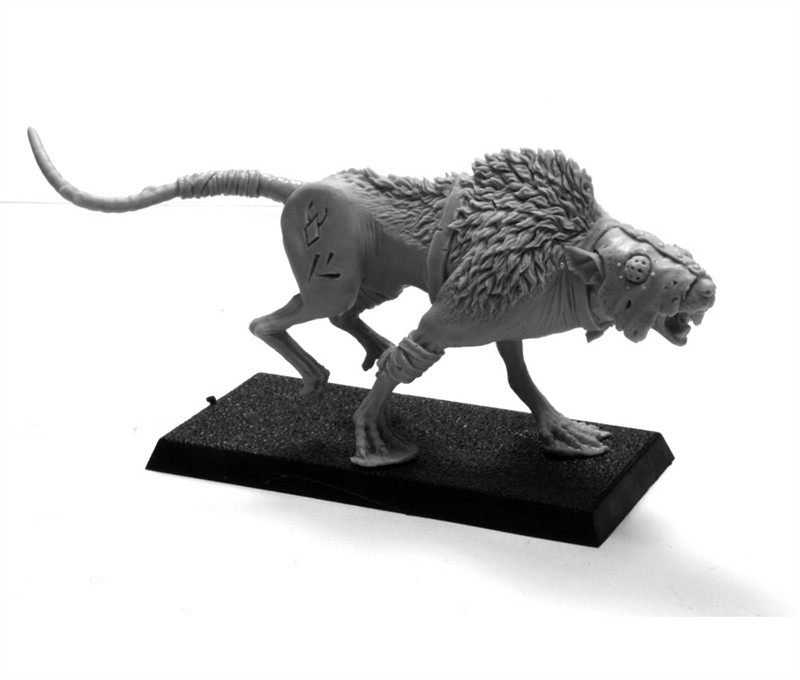 La biblioteca del Gran Nigromante: Ratas lobo skaven (Warhammer Forge)