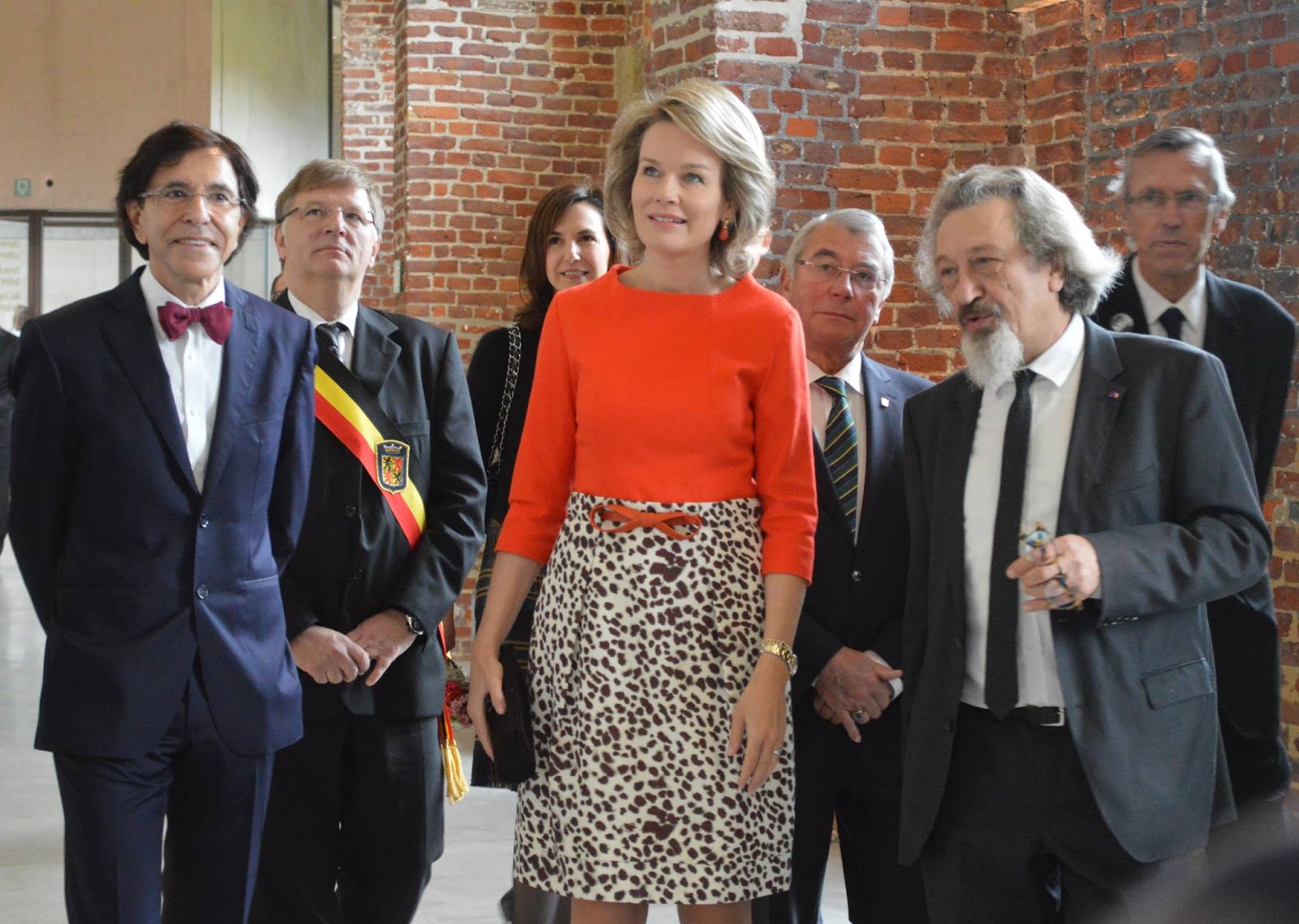 Queen Mathilde: Expo "L' homme, le dragon et la mort"