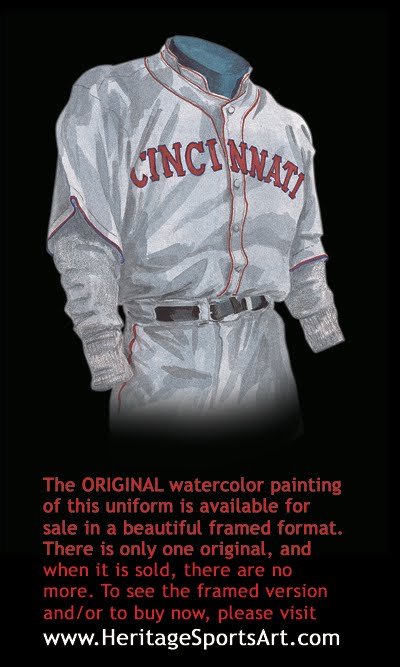 Cincinnati Reds Uniform and Team History | Heritage Uniforms and ...