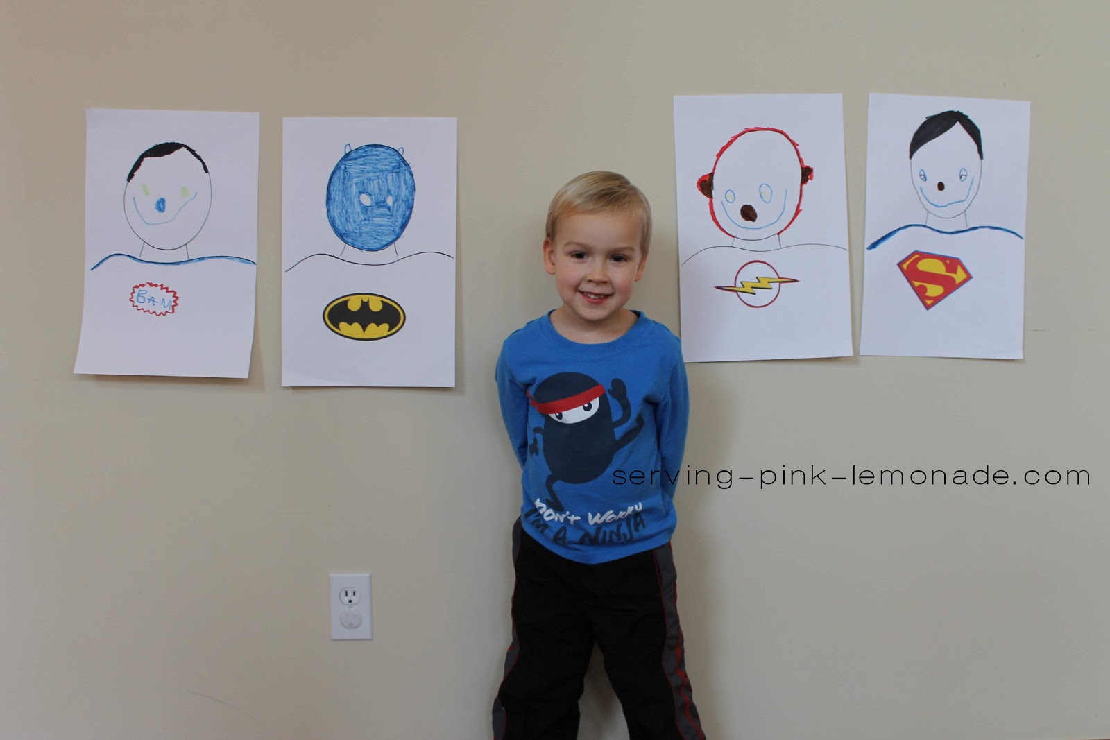 Serving Pink Lemonade: Super Hero Portraits