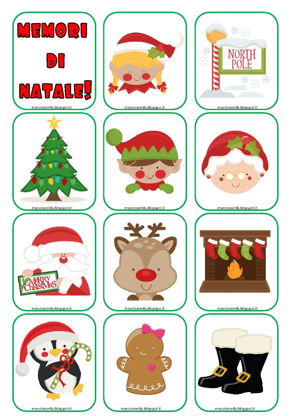 MaestraEmily: MEMORY DI NATALE