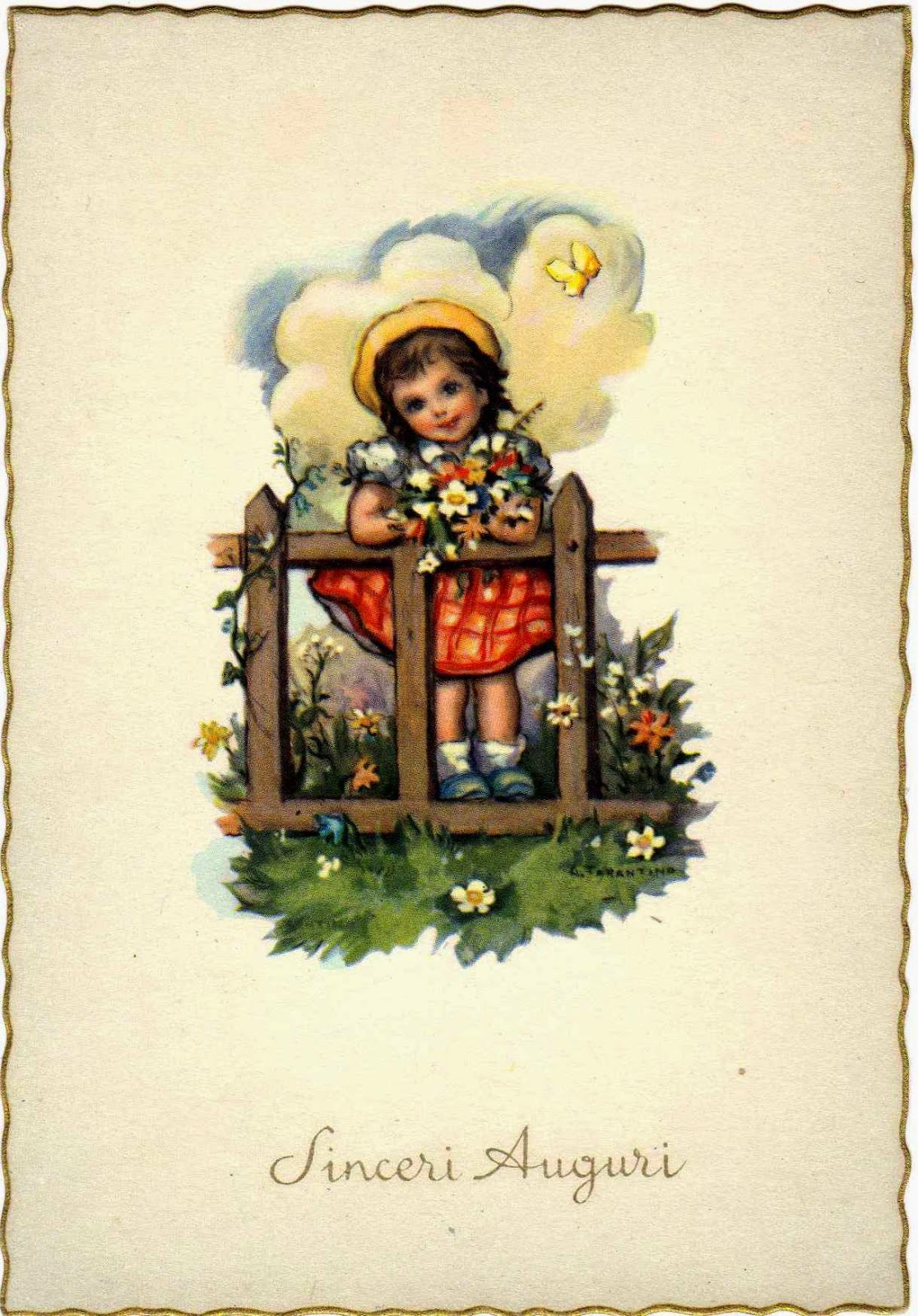 Miss Jane: Easter & Spring Vintage Postcards 3