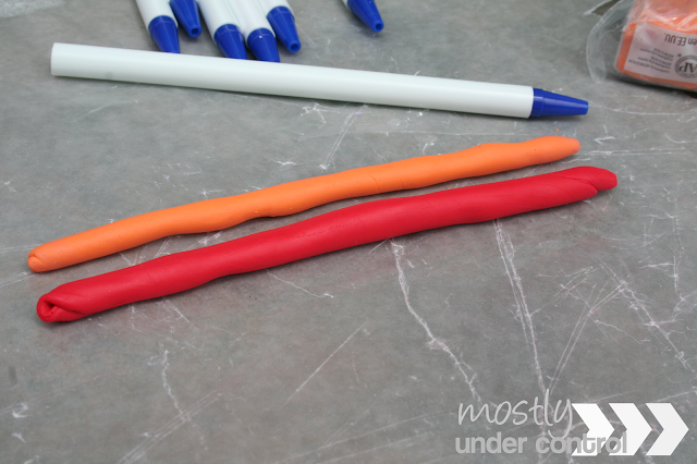 DIY Polymer Clay Pens - Mostly Under Control