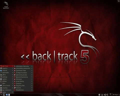 most popular linux: BackTrack 5
