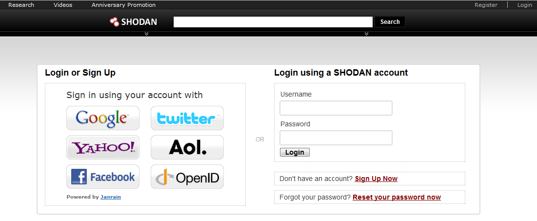 RaiderSec: Searching for Devices Using the SHODAN Search Engine