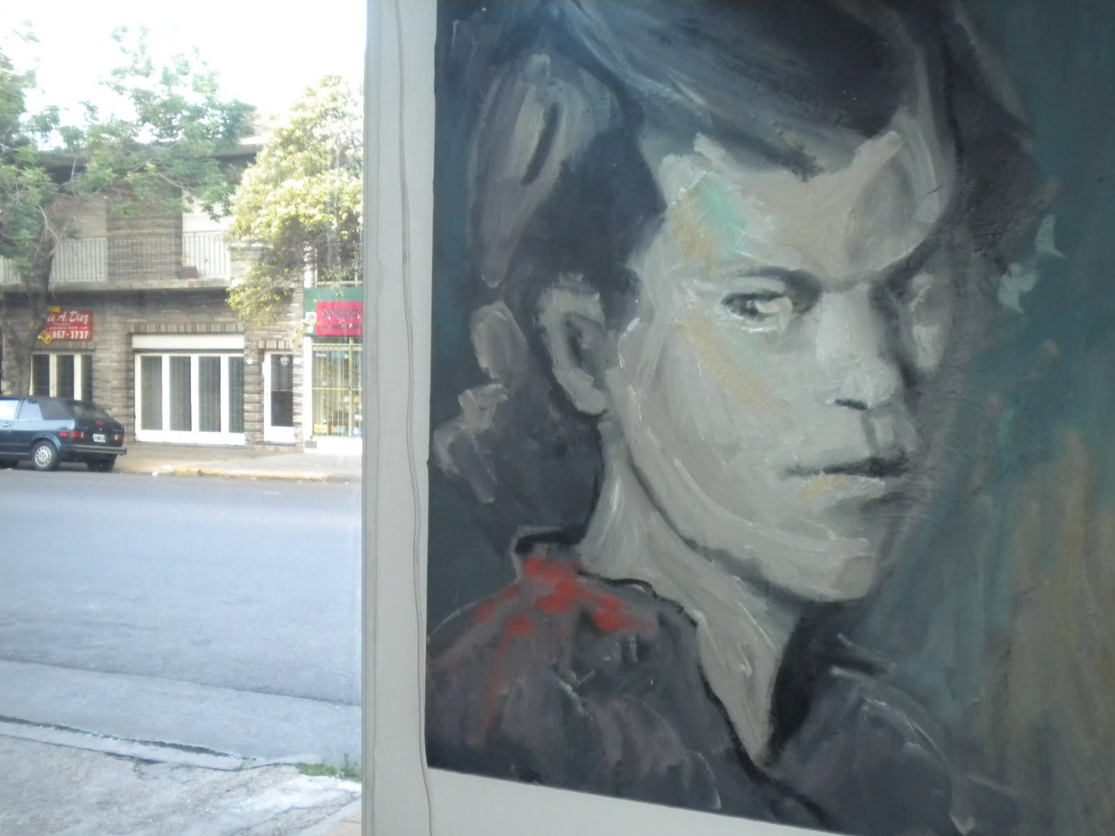 PERRO VERDE: "Sol Negro" Pinturas de Diego Basile