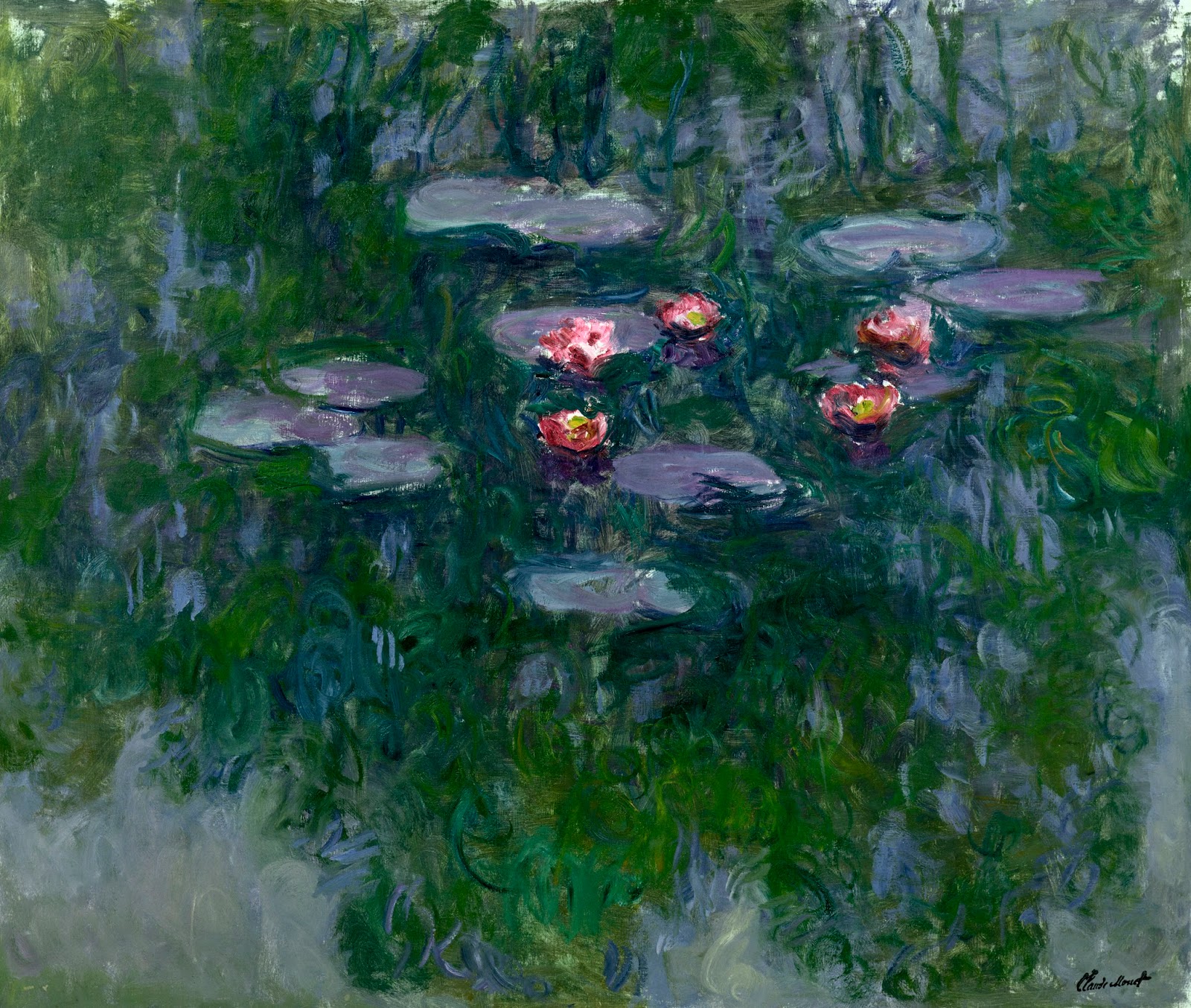 Claude Monet, Nymphéas, 1916–19 oil on canvas Musée Marmottan Monet ...