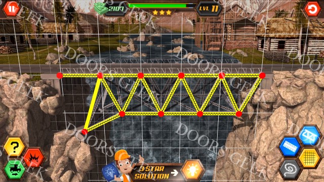 Bridge Construction Simulator [Hard] Level 11 ~ Doors Geek